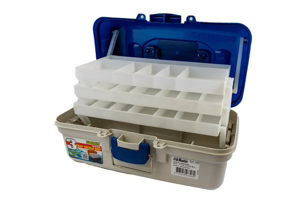 Pro Hunter Three Tray Tackle Box - Blue & Grey – Best Deal @ D star ...